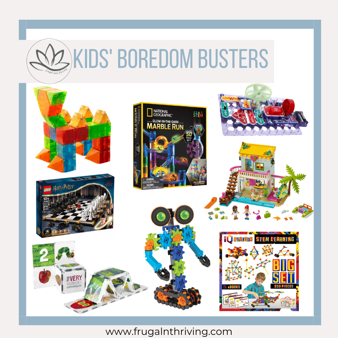 Kids’ Boredom Busters | Frugal and Thriving