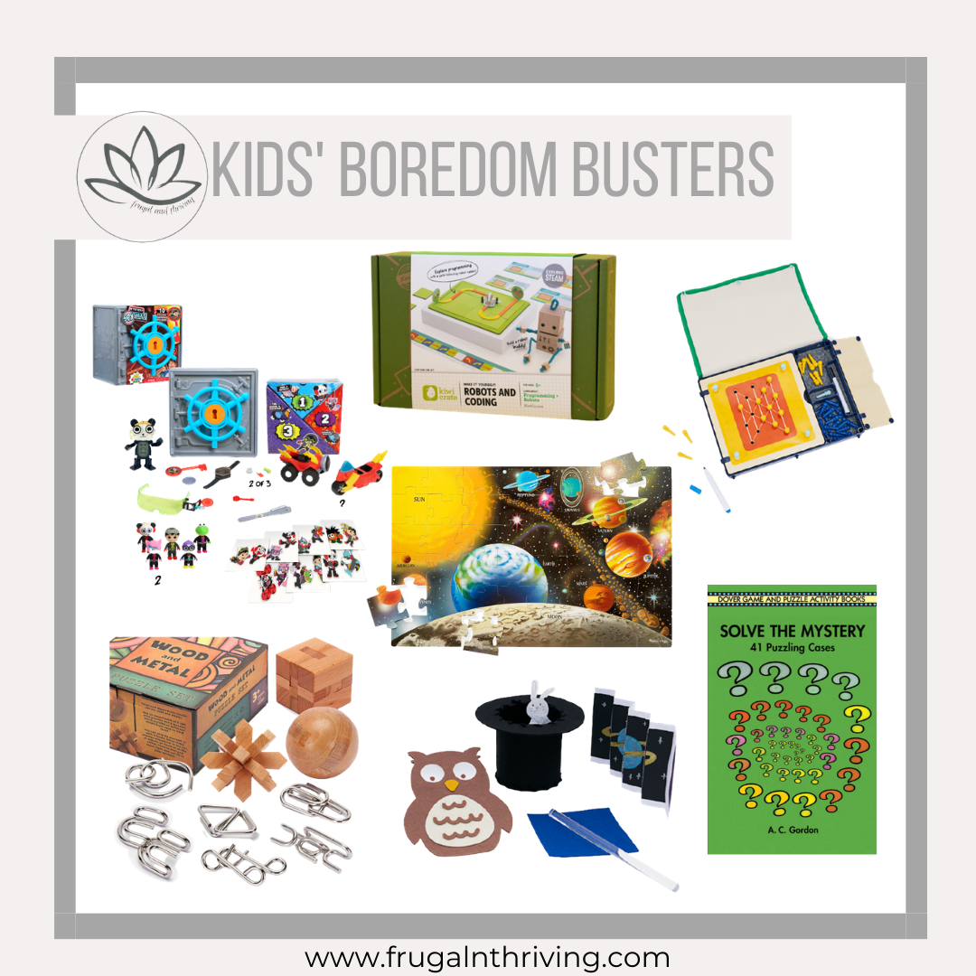 Kids’ Boredom Busters | Frugal and Thriving
