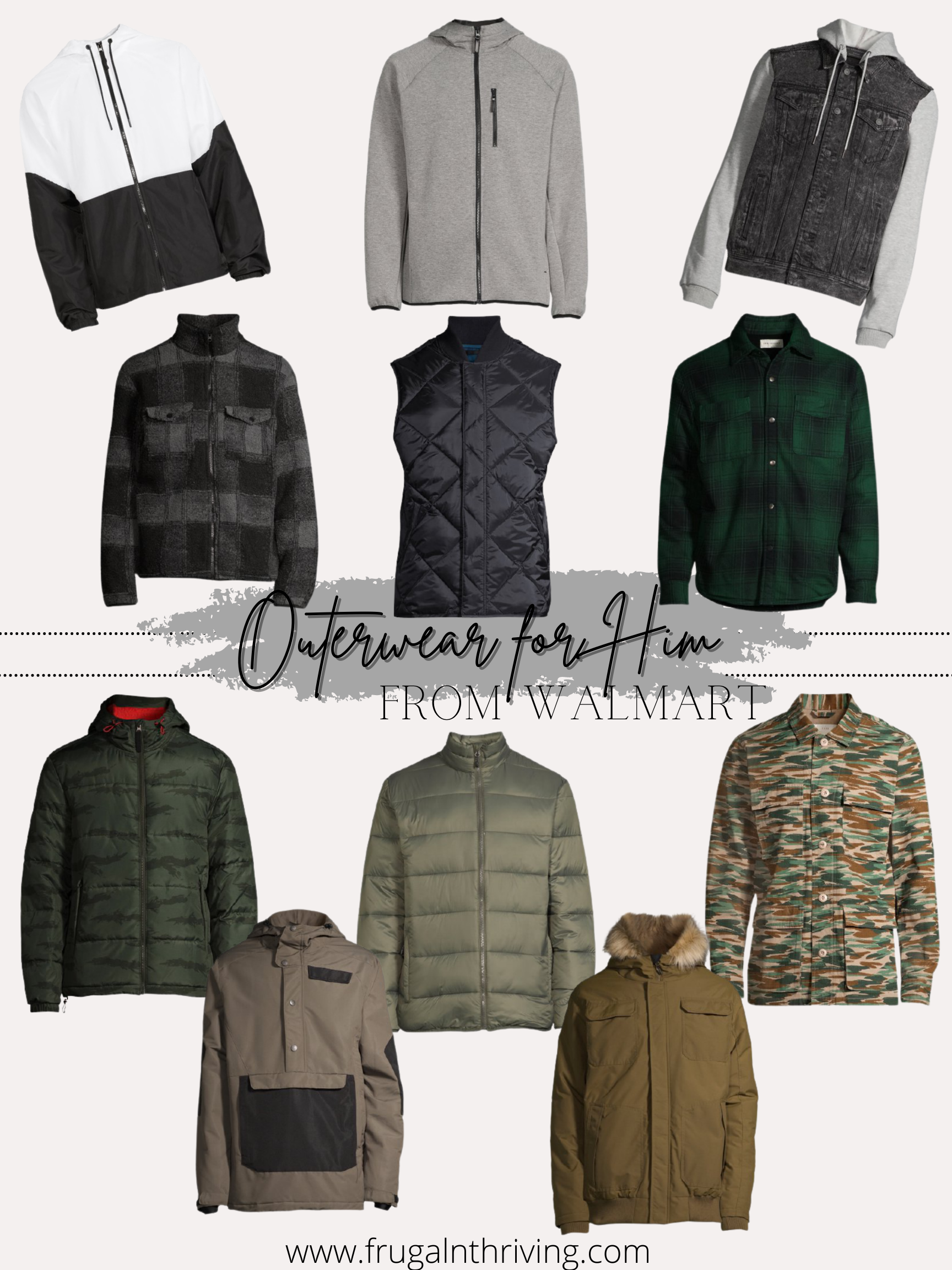 Outerwear for Him | Frugal and Thriving